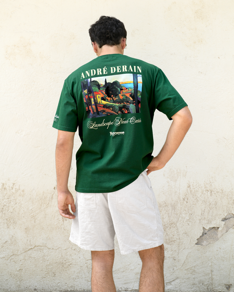 Bagouve Artwear - Cassis T-Shirt Green, Andre Derain, Unisex – BAGOUVE